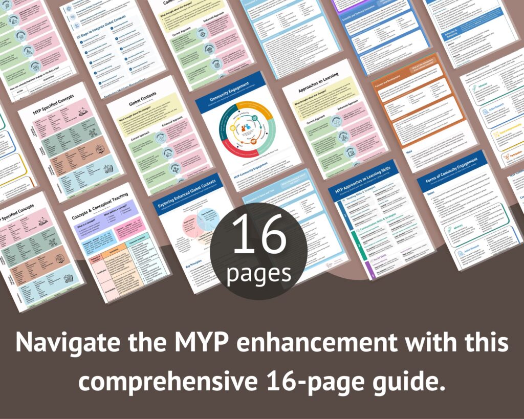 A Guide to MYP Enhancement 2025 - Building Learning Agility